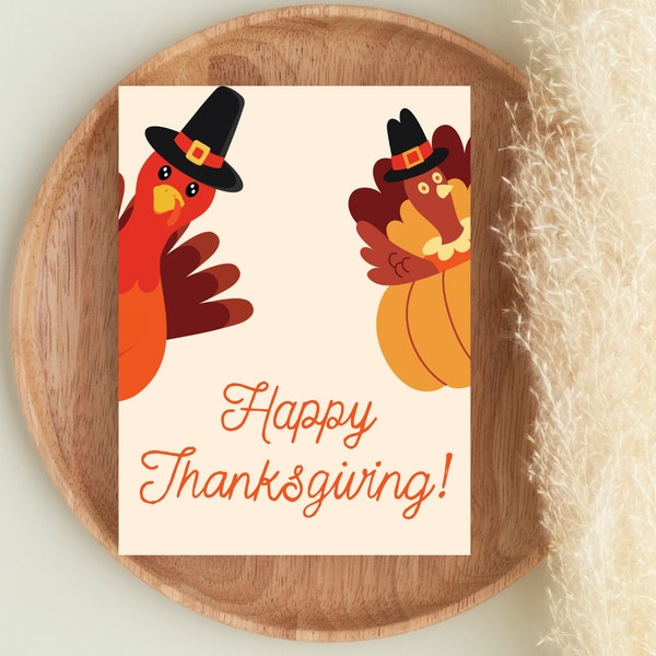 Thanksgiving Cards - Etsy