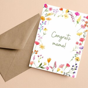 Pregnancy Card, Baby Shower Card, Expecting Mom Card, New Baby Card ...