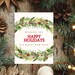 Corporate Christmas Card, Business Holiday Notes, Customized Christmas ...
