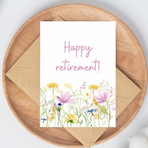 Retirement Cards, Card for Retirement, Retirement Card for Women ...