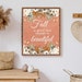 Fall is Proof That Change is Beautiful Print, Seasons Changing Quote ...