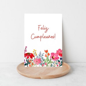 Feliz Cumpleanos Card, Cumpleanos Card Pack, Happy Birthday Card ...