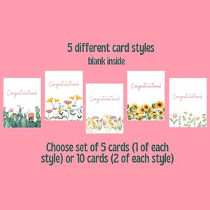 Congratulations Card Congratulations Cards Pack Congrats - Etsy