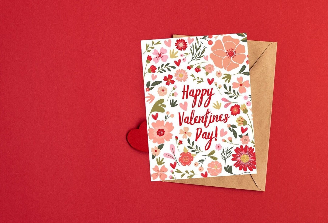 Valentines Day Cards, Happy Valentine's Day Card, Pink Valentine Cards ...