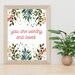 Affirmation Wall Art, Affirmation Print, Self Love Wall Art, Therapist ...