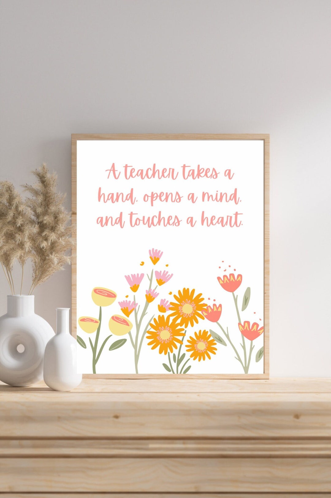 Teacher Gift, Teacher Appreciation Gift, Teacher Wall Decor, Teacher ...