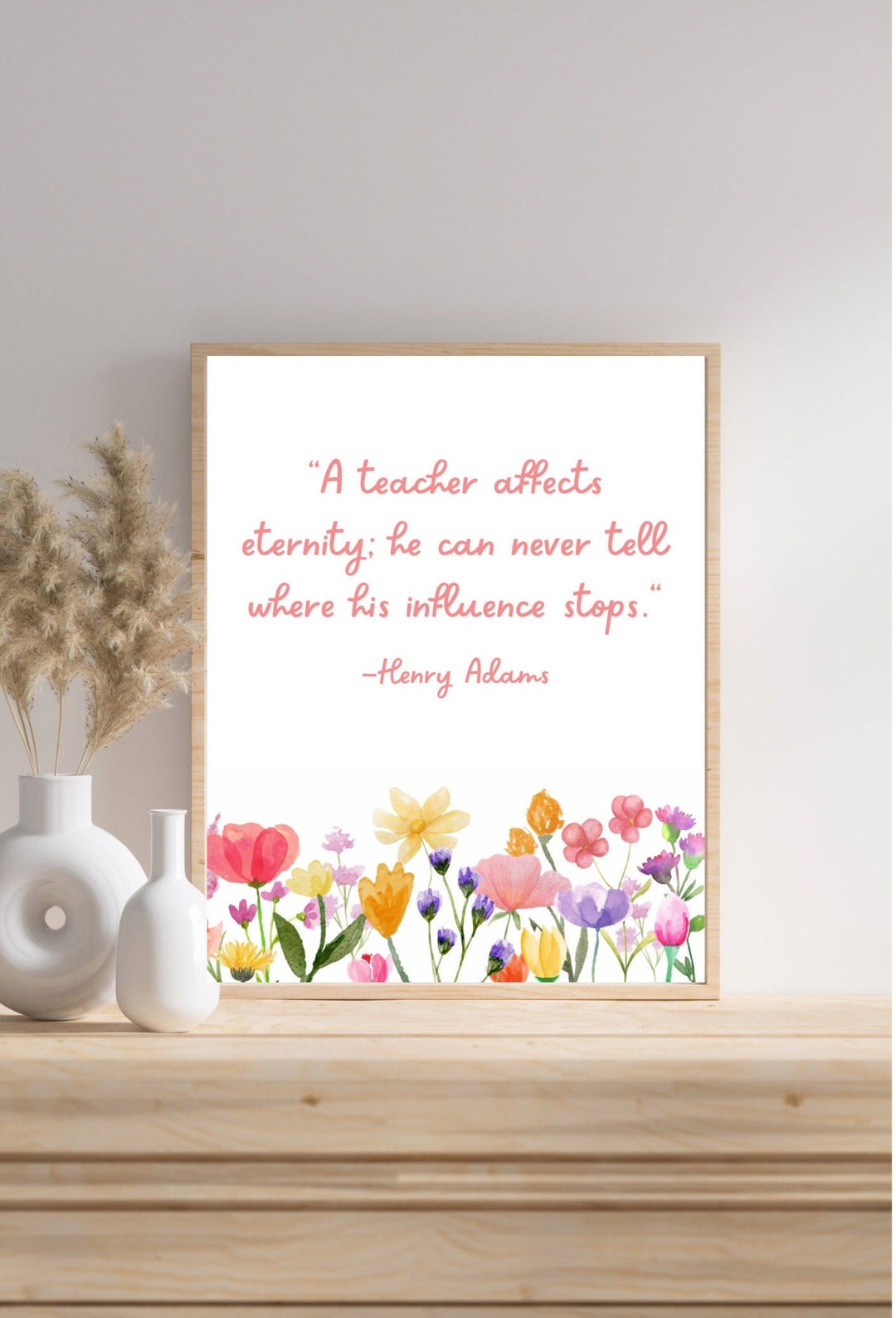 Teacher Gift, Teacher Appreciation Gift, Teacher Wall Decor, Teacher ...