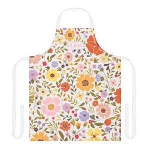 Spring Floral Apron, Summer Flower Apron, Customized Apron, Mothers Day ...