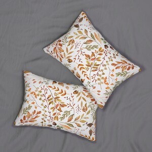 Fall Decorative Pillow, Autumn Pillow, Fall Lumbar Pillow Cover, Autumn ...