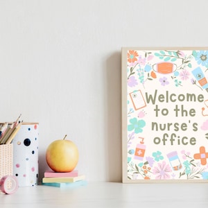 Nurse Office Decor Nurse Door Sign School Nurse Office Sign Nurse ...