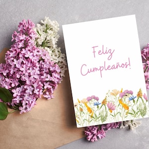 Feliz Cumpleanos Card, Cumpleanos Card Pack, Happy Birthday Card ...