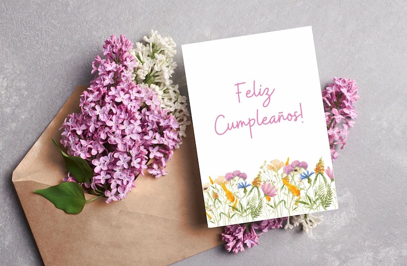 Feliz Cumpleanos Card, Cumpleanos Card Pack, Happy Birthday Card ...