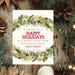 Corporate Christmas Card, Business Holiday Notes, Customized Christmas ...