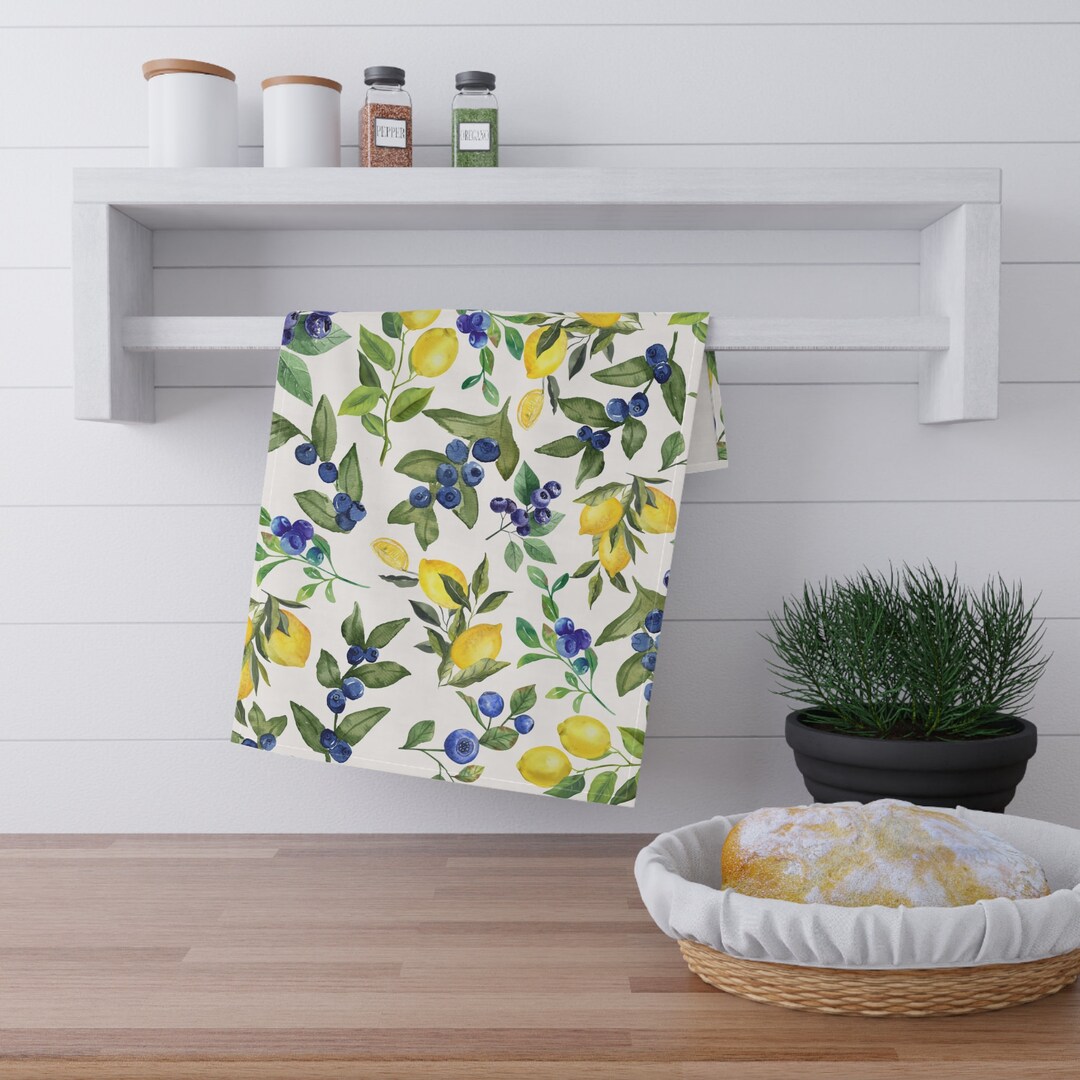 Lemon Decor Kitchen Decor Kitchen Towel Lemon Towel - Etsy