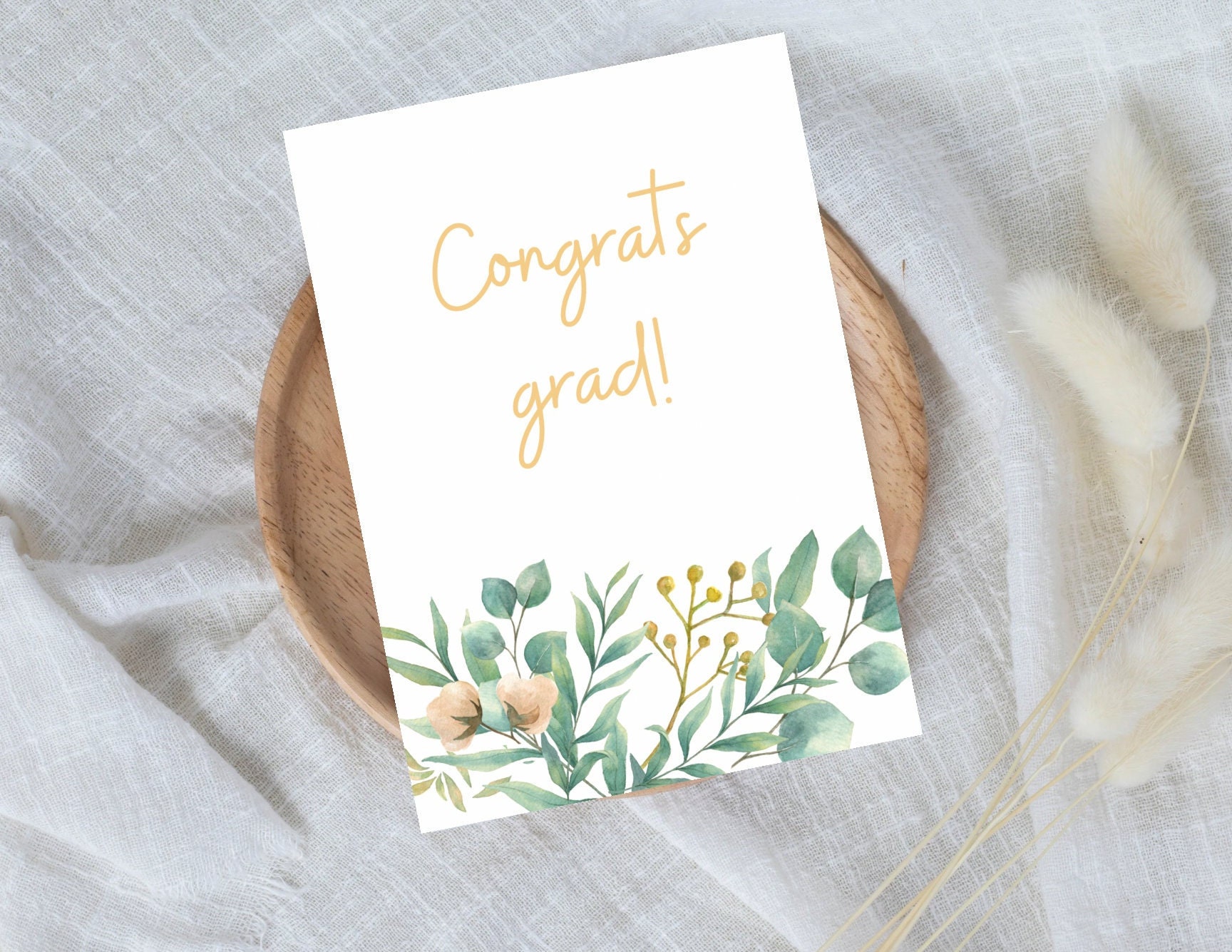 Graduation Card Simple Graduation Cards Minimalistic Grad - Etsy