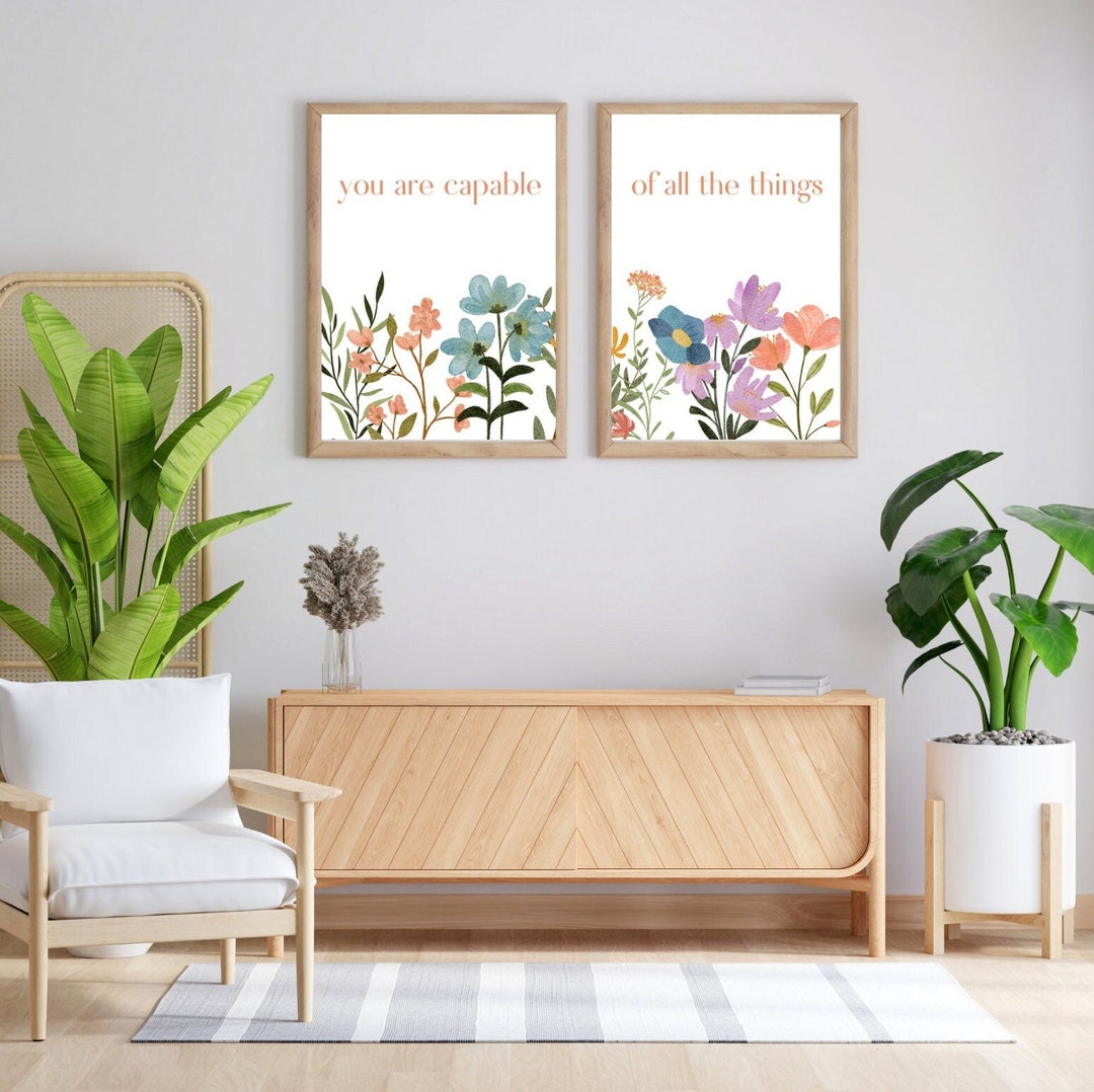 Affirmation Wall Art, Affirmation Prints, Encouragement Self Love Wall ...
