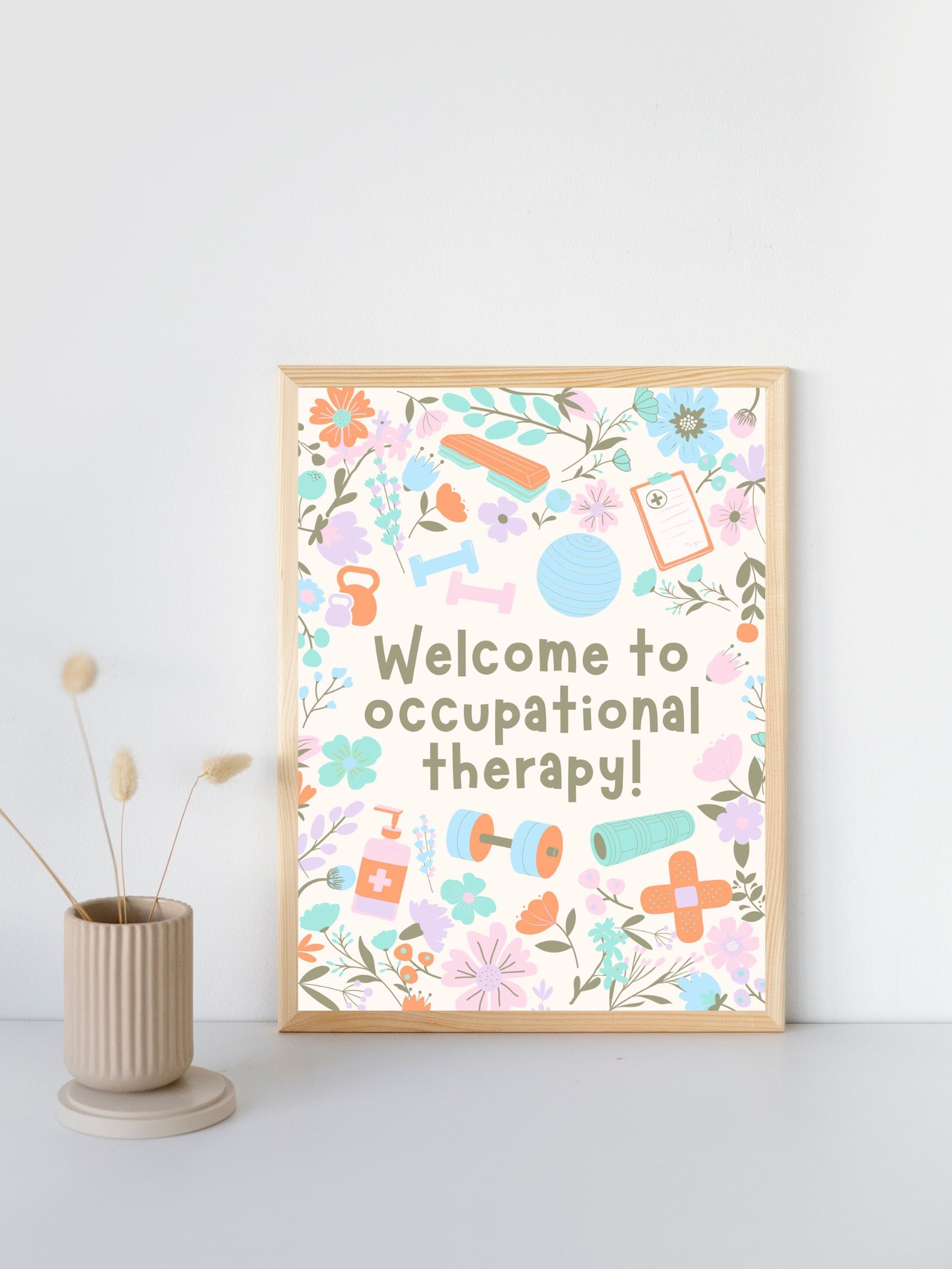 Occupational Therapy Print, Occupational Therapy Wall Art, Occupational ...