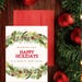 Corporate Christmas Card, Business Holiday Notes, Customized Christmas ...