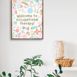 Occupational Therapy Print, Occupational Therapy Wall Art, Occupational ...