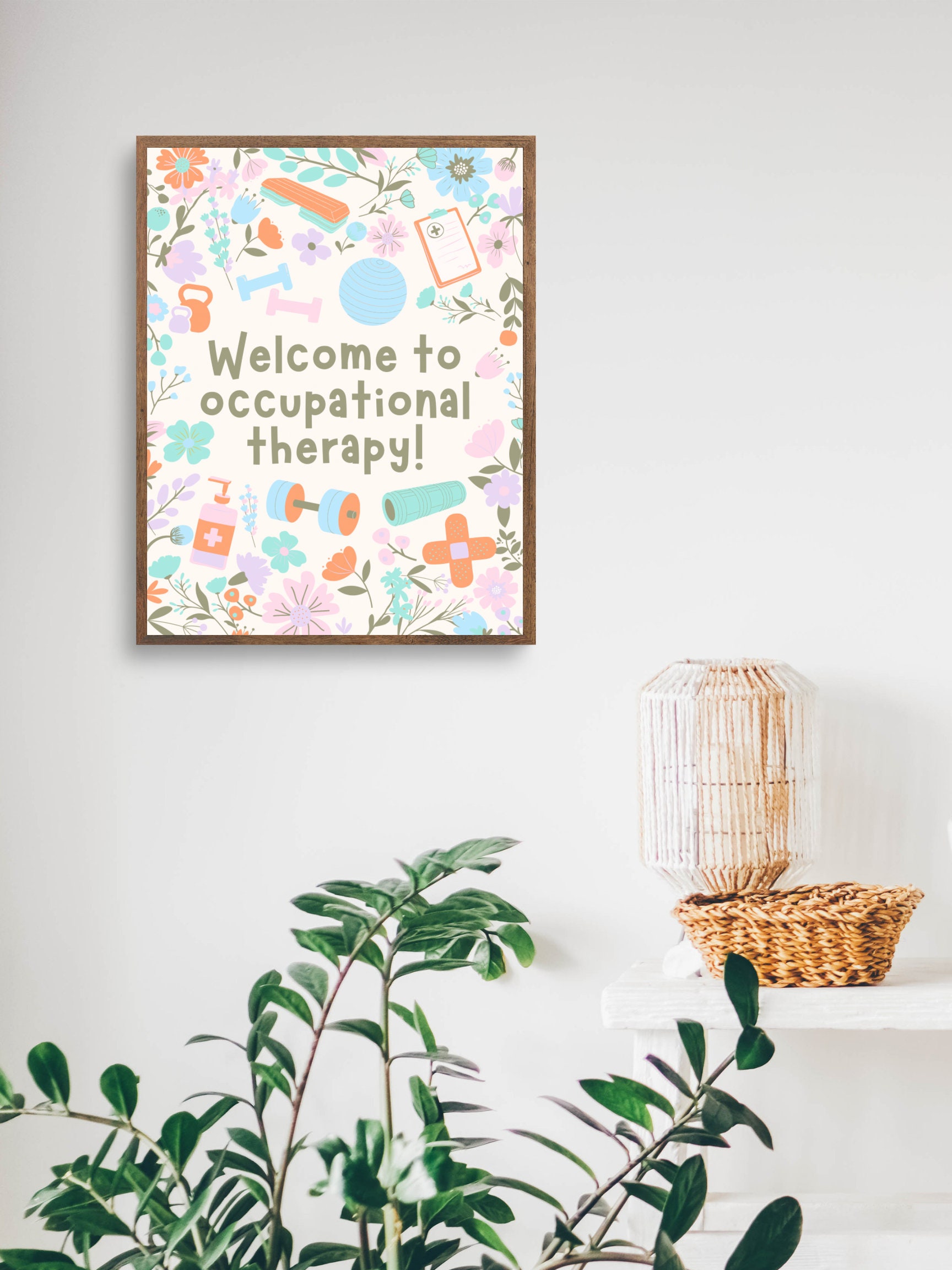 Occupational Therapy Print, Occupational Therapy Wall Art, Occupational ...