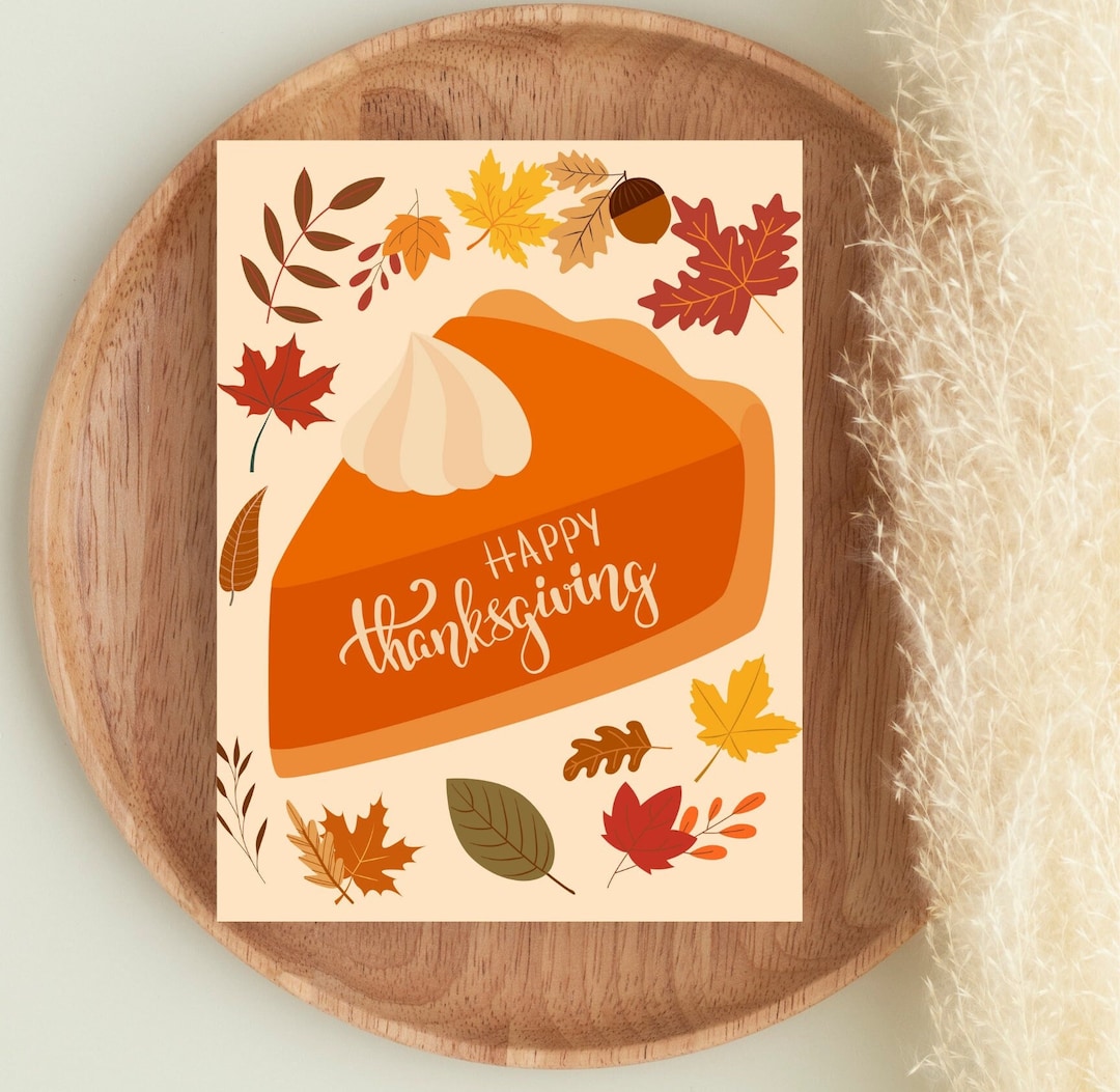 Thanksgiving Cards, Happy Thanksgiving Card Pack, Set of Thanksgiving ...