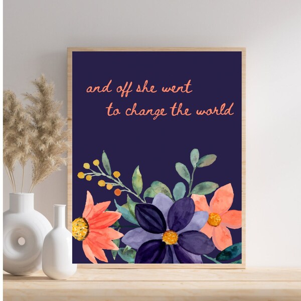 And off She Went - Etsy