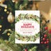 Corporate Christmas Card, Business Holiday Notes, Customized Christmas ...