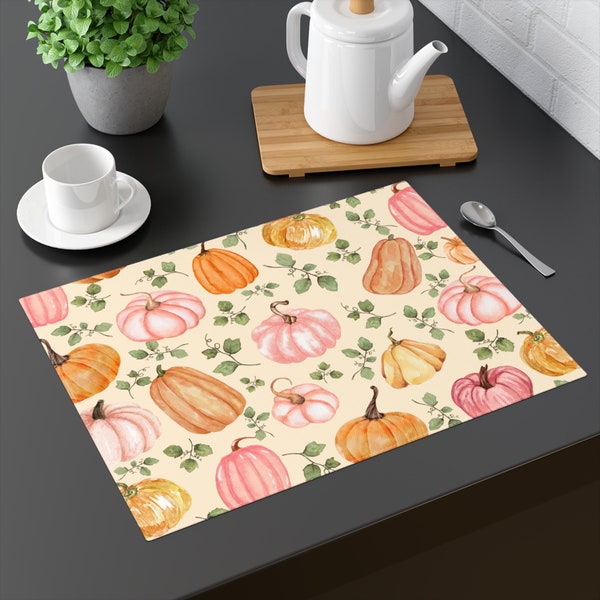 Pumpkin Placemat - Etsy