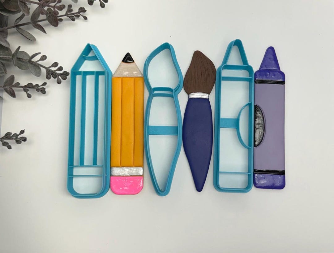 Pencil Bookmark Cutter, Student, College, Elementary Polymer Clay ...