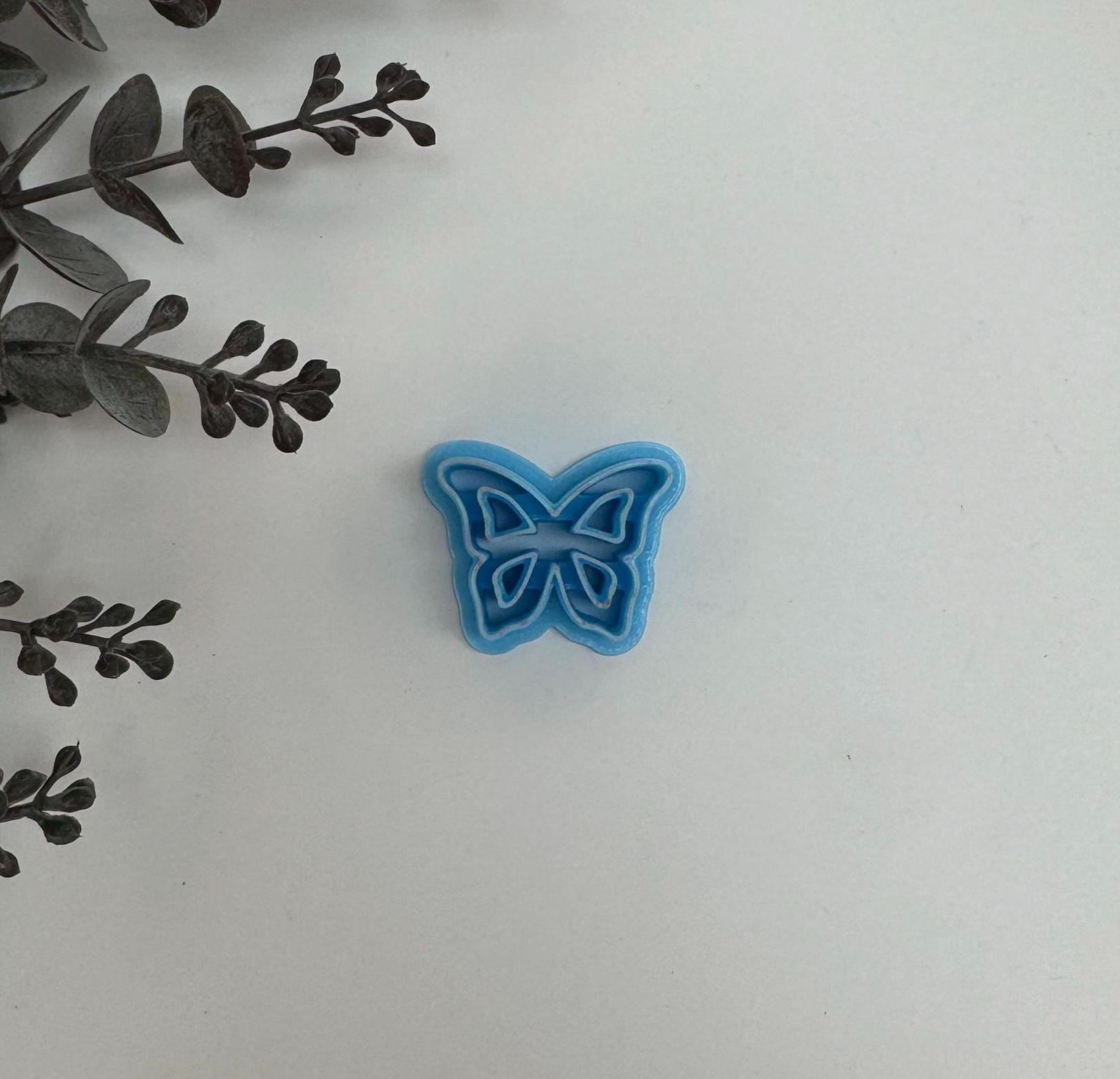 Butterfly Outline or Origami Crane Cutter for Making Polymer Clay ...