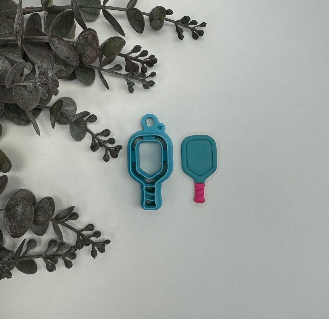 Pickle Ball Paddle Cutter, Racket Polymer Clay Cutter, Clay Earrings ...