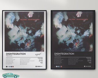 The Cure Poster Disintegration - Etsy