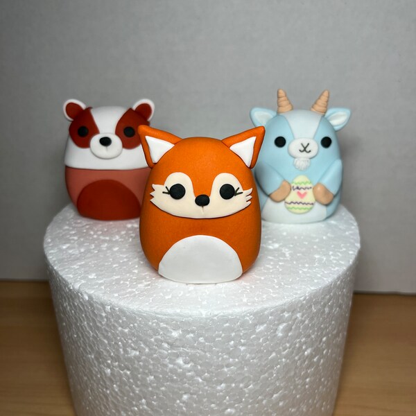 Squishmallow Cake Topper Fondant - Etsy