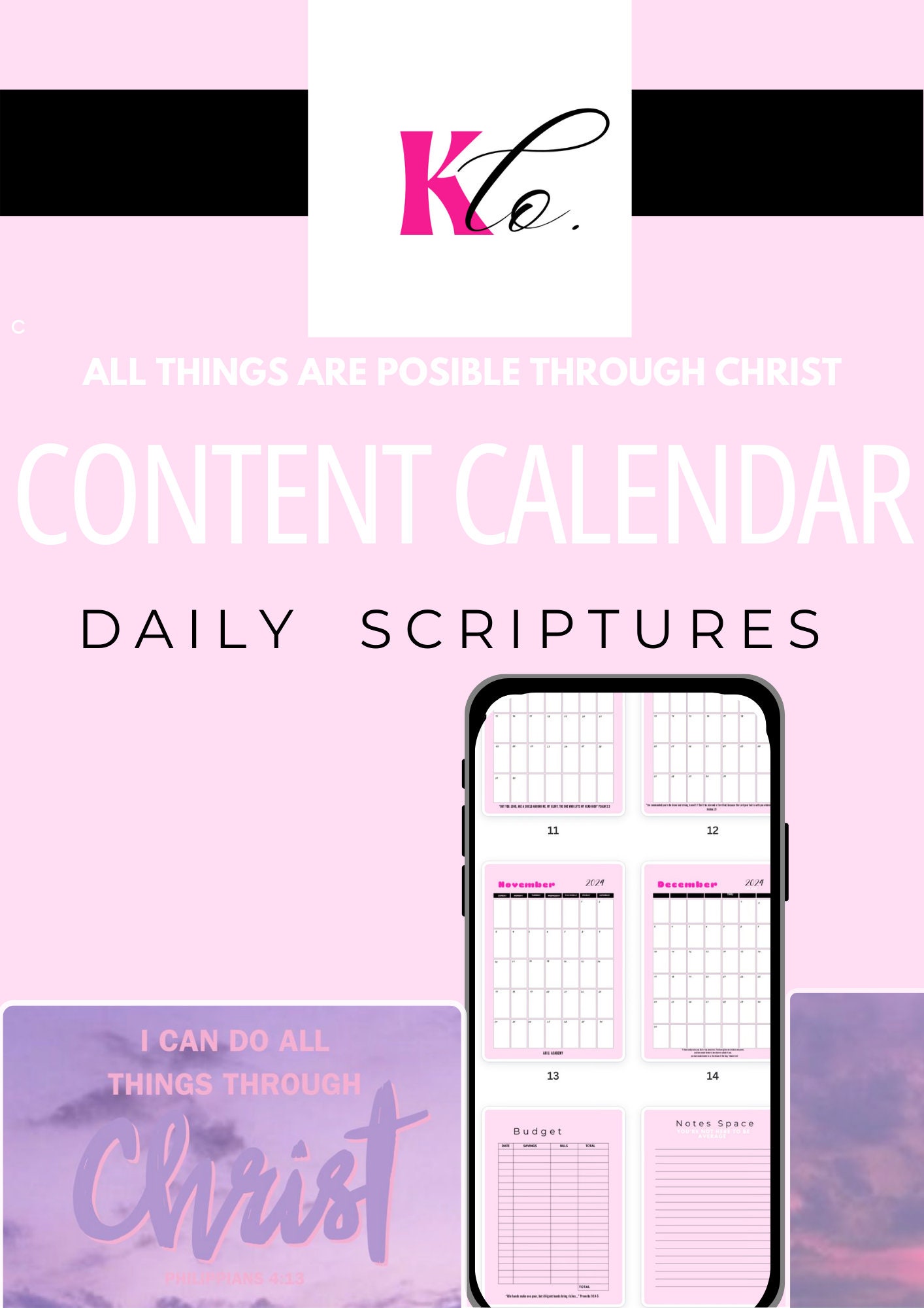 Empowerher 2024: A Digital Calendar for Young Women on the Rise Blessed ...