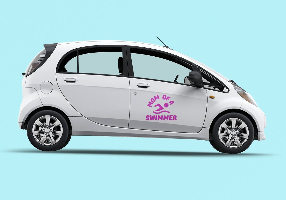 Mom of a Swimmer Swim Team Decal for Cars Trucks Water - Etsy