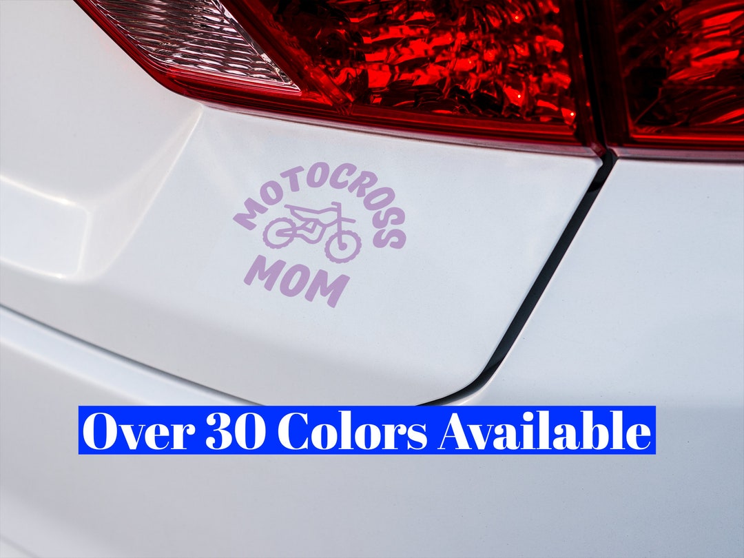 Motocross Mom Decal ~ Available in Over 40 Colors for Cars, Trucks ...