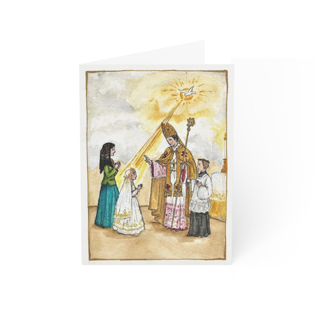 Confirmation Card for Girls - Etsy