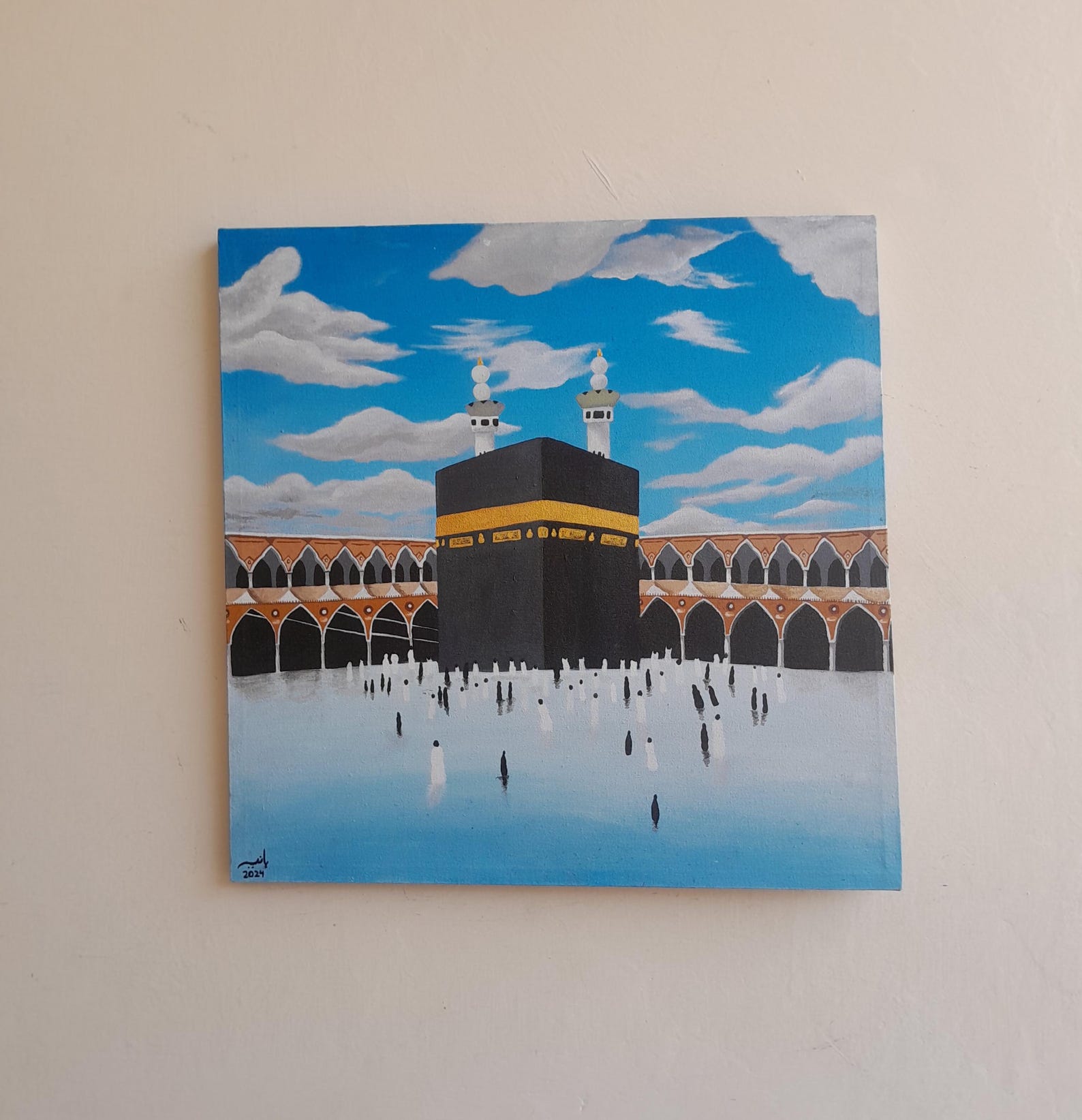 Khana E Kaba Painting/religious/makkah - Etsy