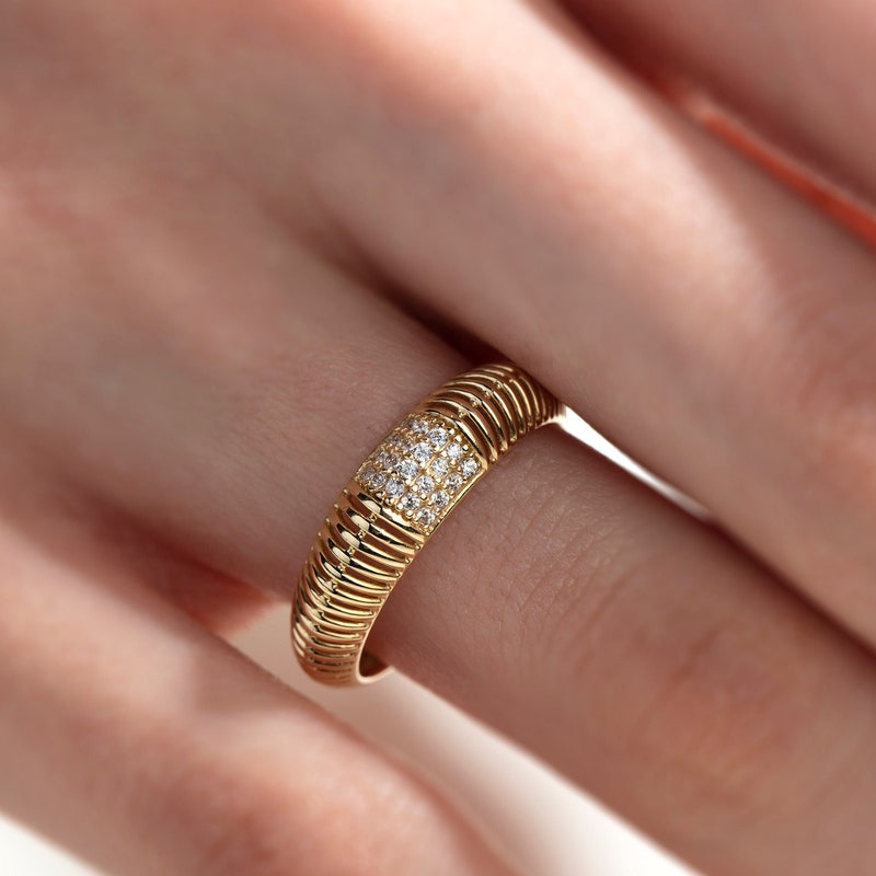 Bold Gold Ring - Etsy
