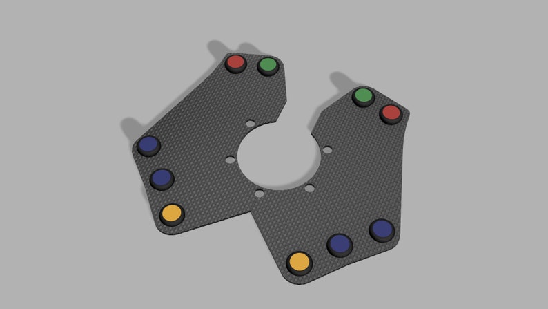 Custom Steering Wheel Button Panel and Hub Files - 3D Printable Parts ...