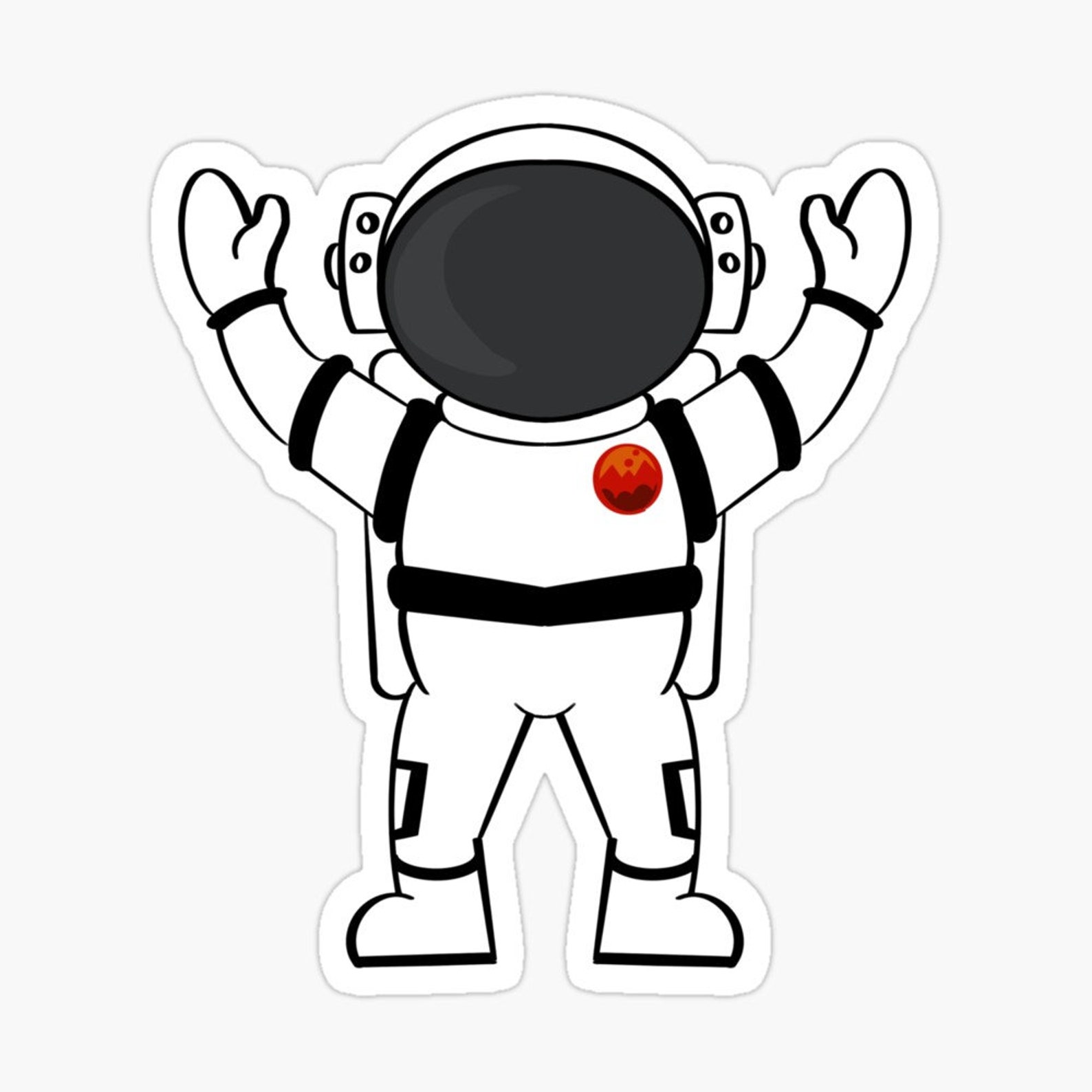 Cartoon Astronaut File Bundle - .svg, .png, .pdf, .dxf - Etsy