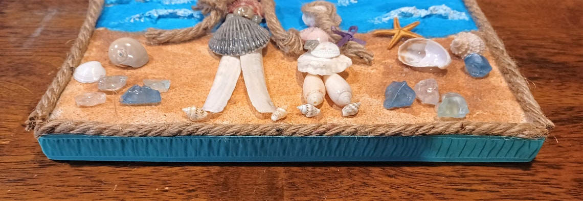 Sea Shell People Art - Etsy