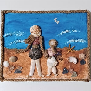 Sea Shell People Art - Etsy