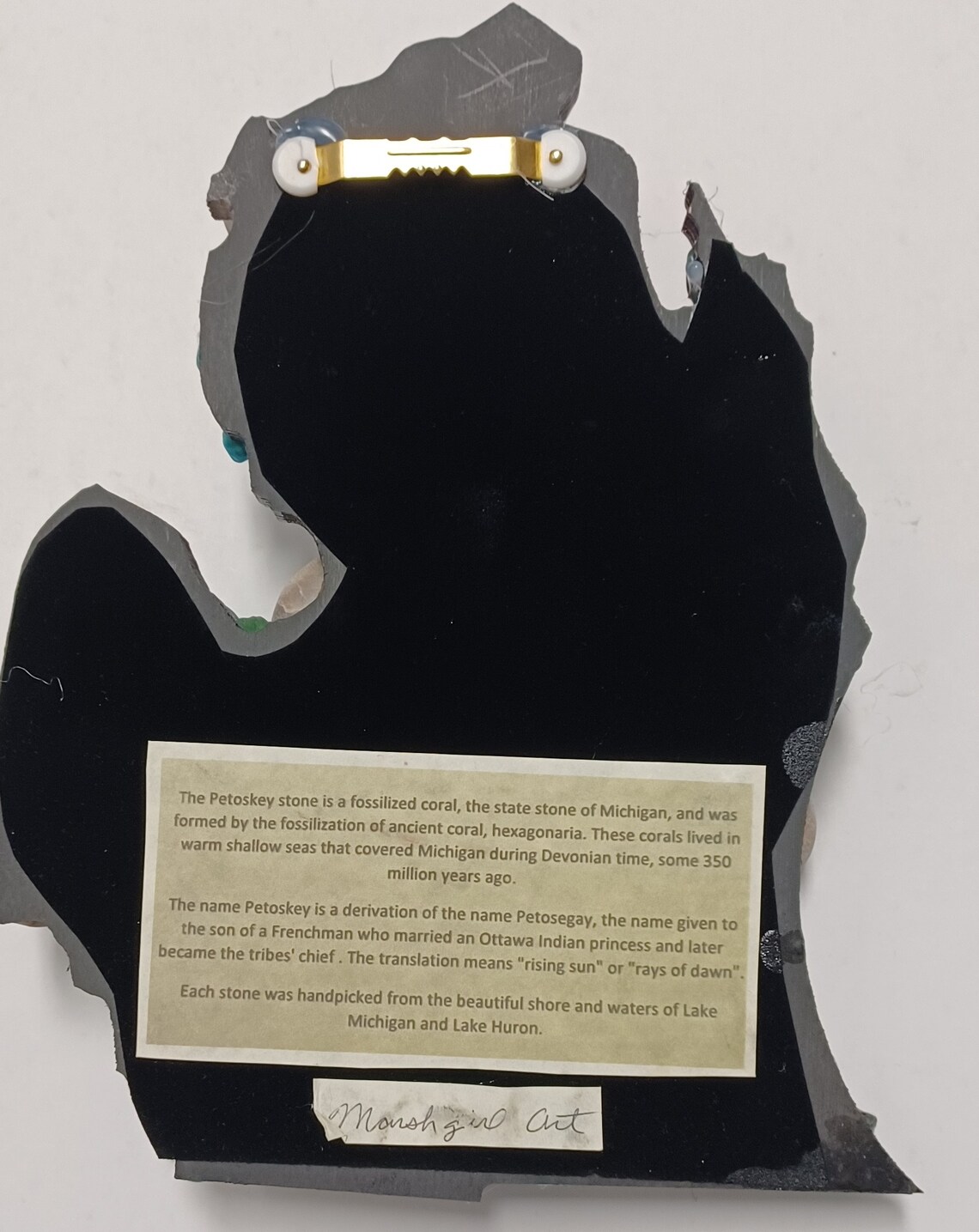 State of Michigan Petoskey Stone and Lake Rocks - Etsy