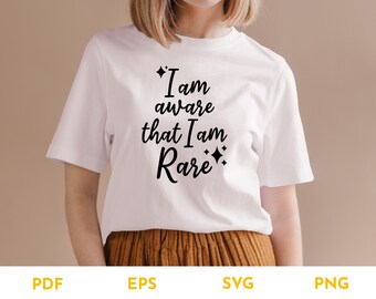 Aware That I Am Rare - Etsy