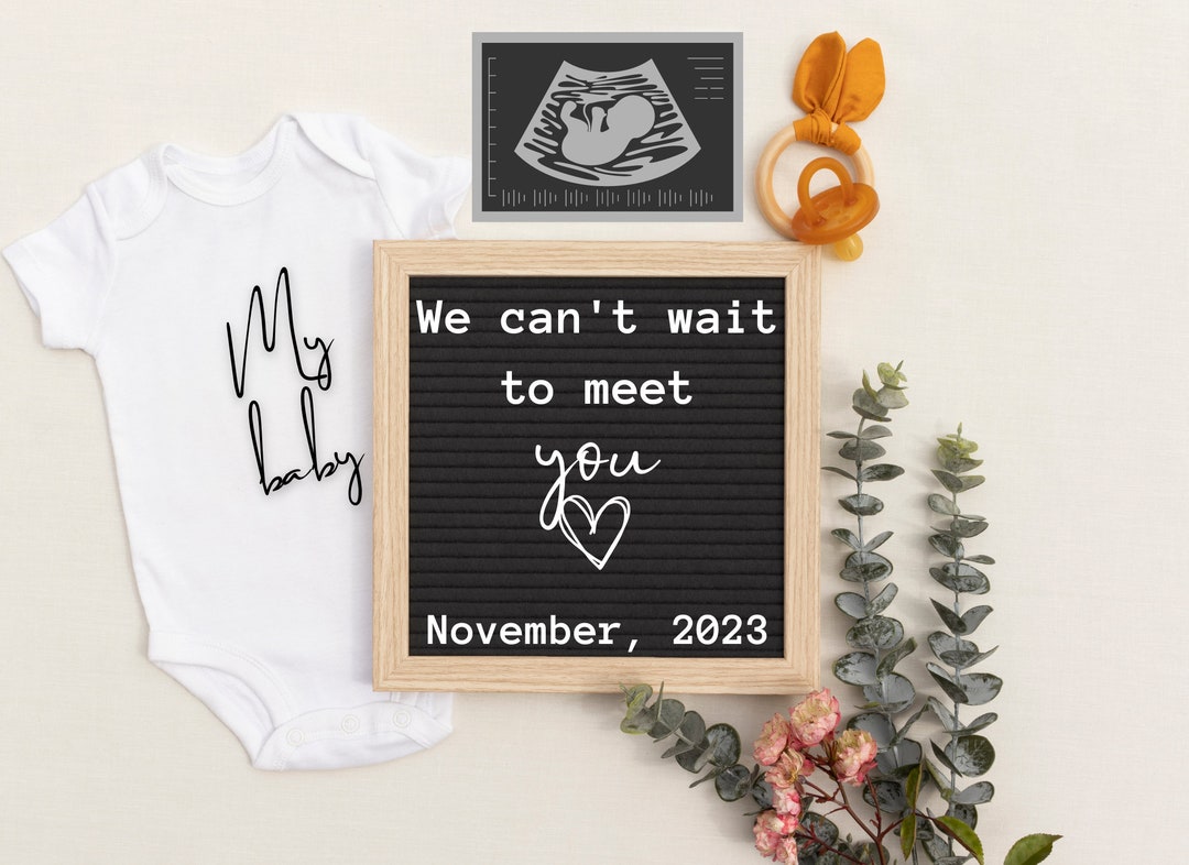 Digital Pregnancy Scan Reveal Social Media Post Baby Announcement ...