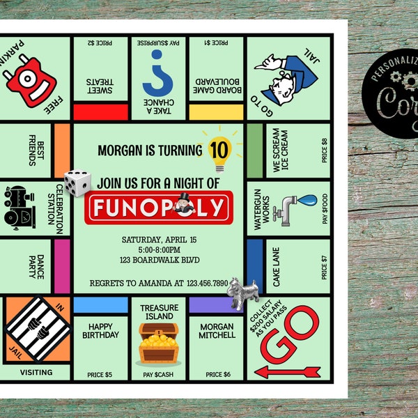 Monopoly Party - Etsy