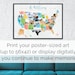 United States Map Travel Photos Poster, 50 States, US Adventure Picture ...