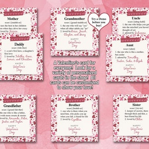 Mother Valentine's Day Card, Mom Valentine Card, Mom, Mommy, Mama, Mum ...