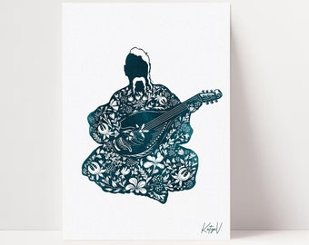 Ukrainian Kozak Painting - Etsy